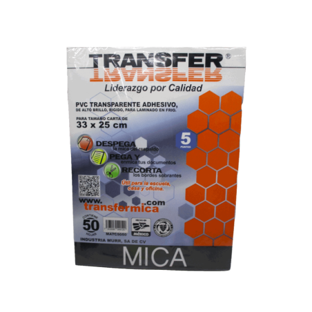 MICA TERMICA TRANSFER TAMAÑO CARTA